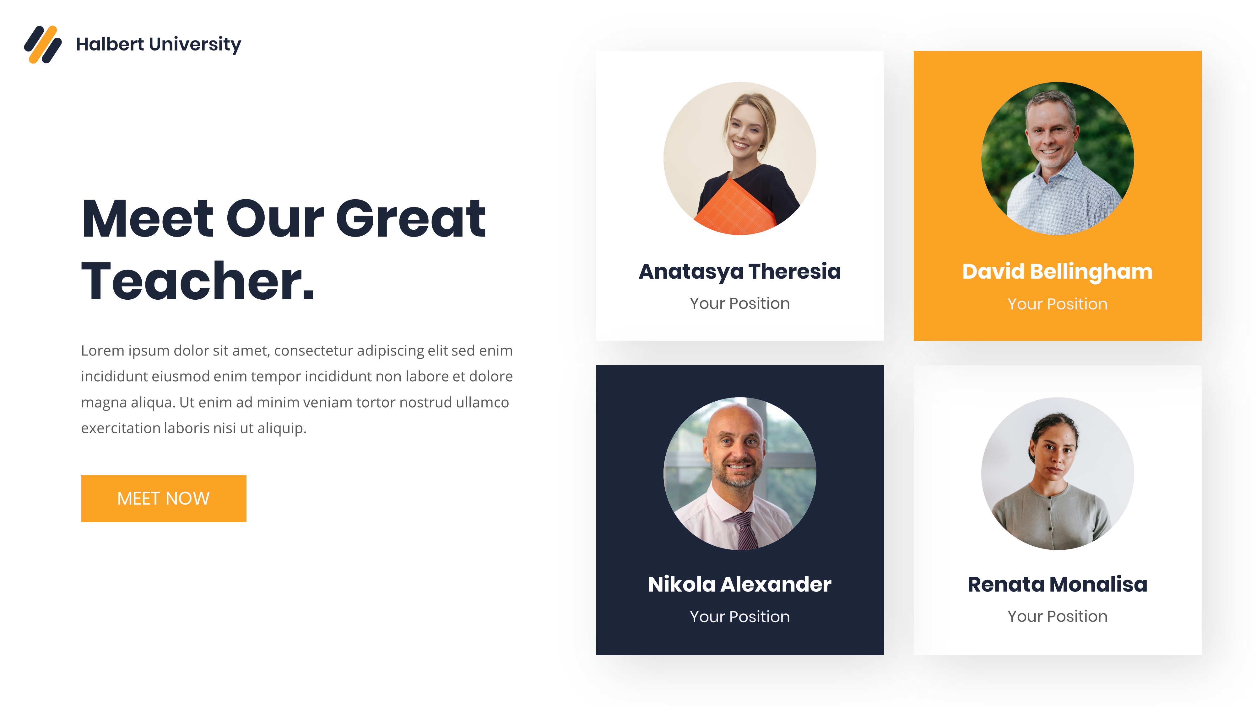 Halbert - University PowerPoint Template, Presentation Templates ...