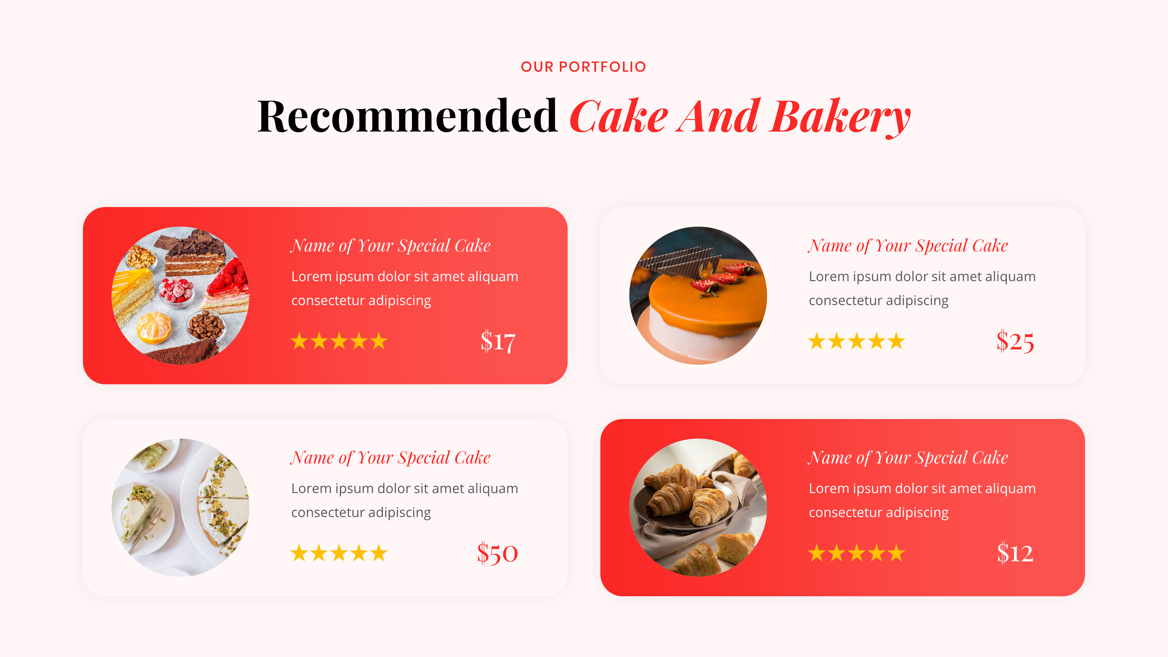 Halley - Bakery And Cake Powerpoint Template, Presentation Templates