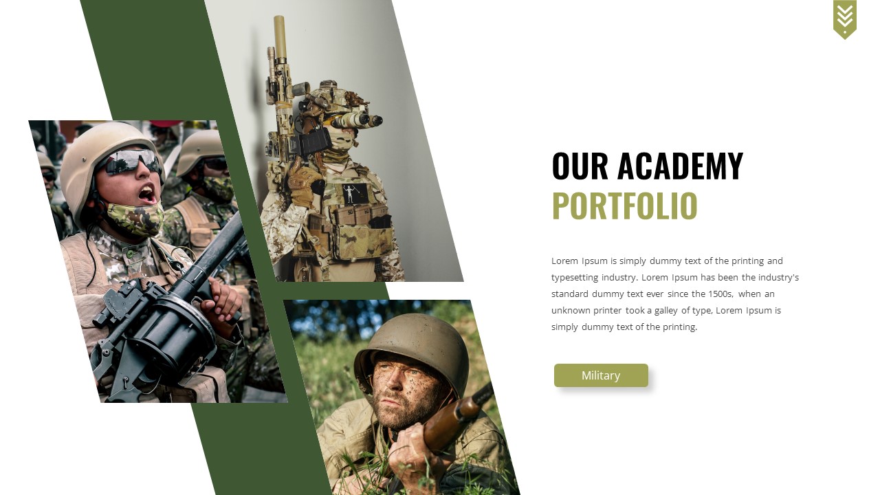 KODIMFOR - Military & Army PowerPoint Template, Presentation Templates