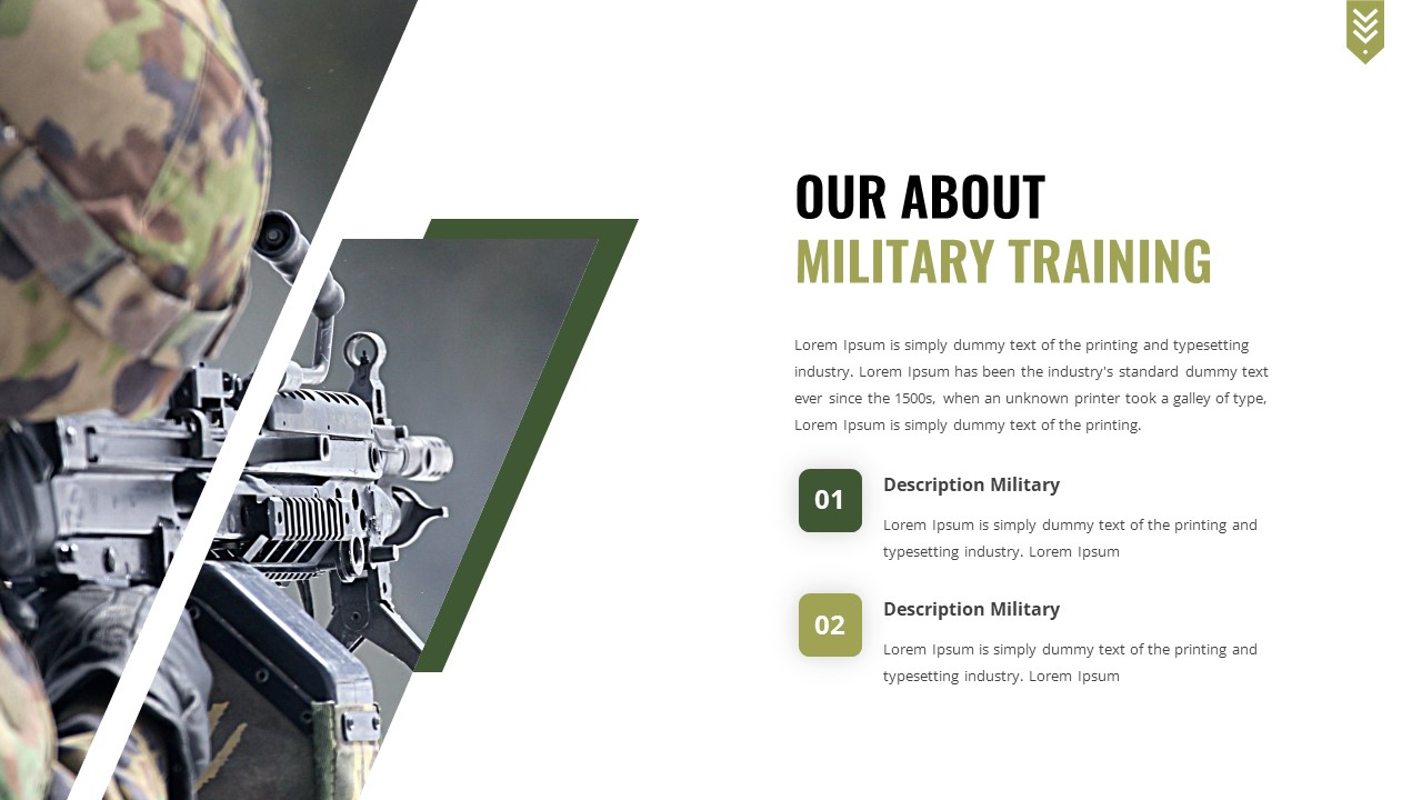 KODIMFOR - Military & Army Keynote Template, Presentation Templates