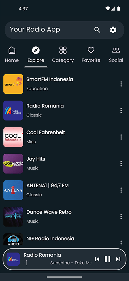 Your Radio App by solodroid | CodeCanyon