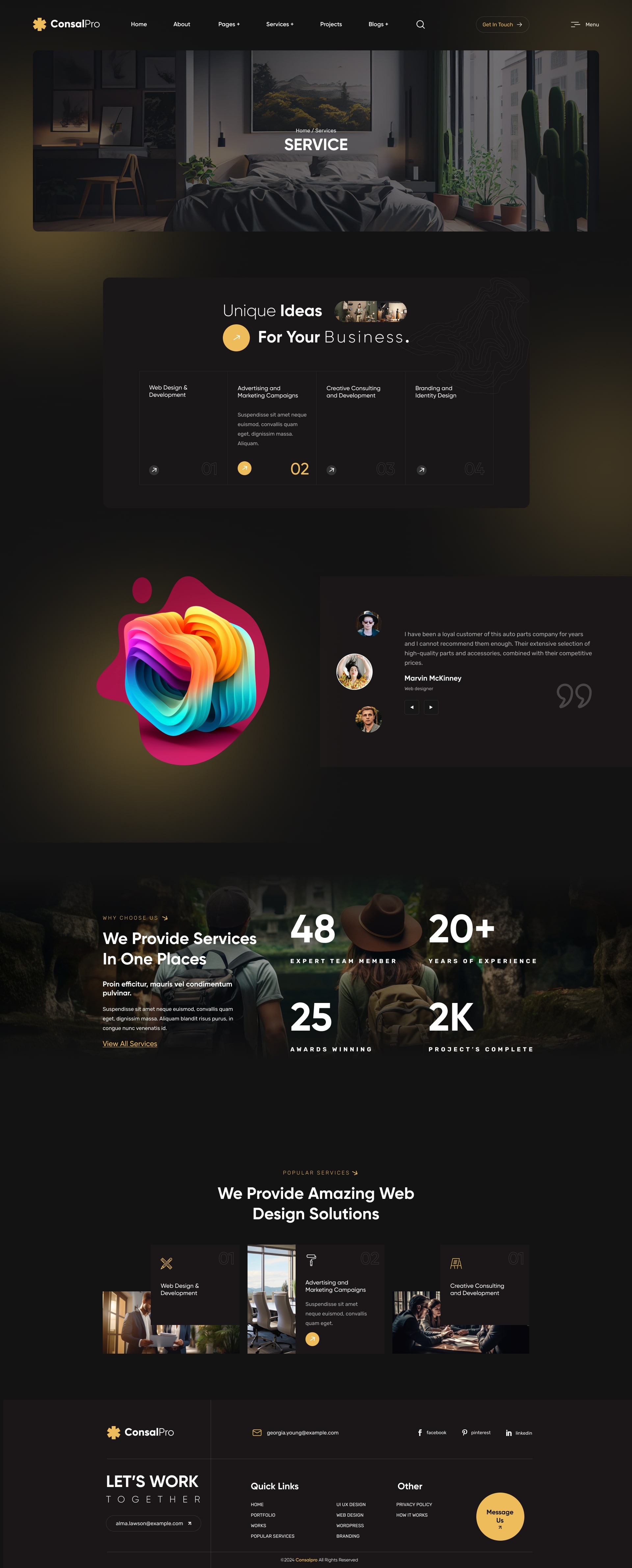 ConsalPro - Web Design Agency Figma Template by cmshaper | ThemeForest
