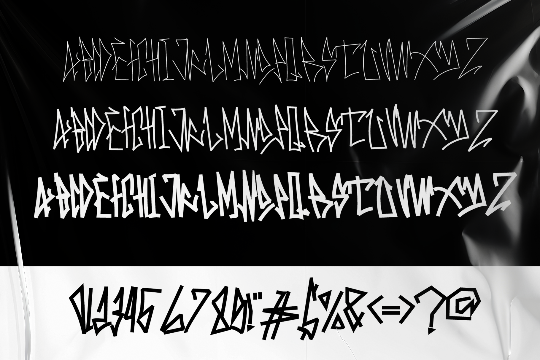 Skinny Street - One Line Graffiti Font, Fonts | GraphicRiver