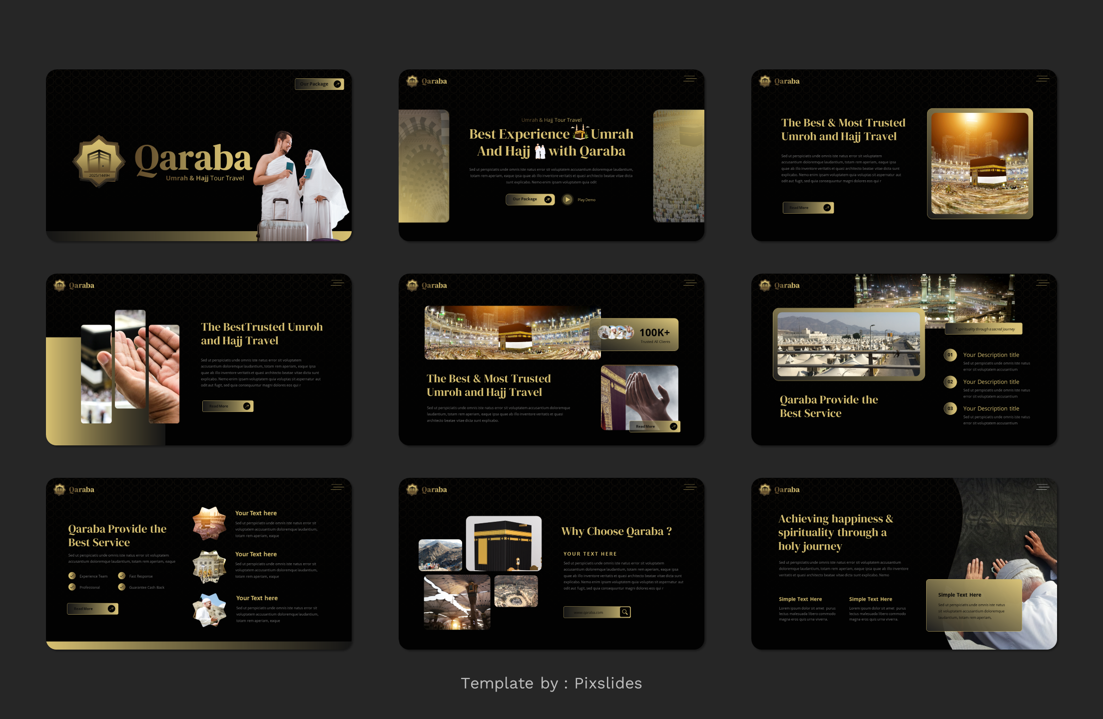 Qaraba - Umroh & Hajj Islamic Travel Keynote Presentation, Presentation ...