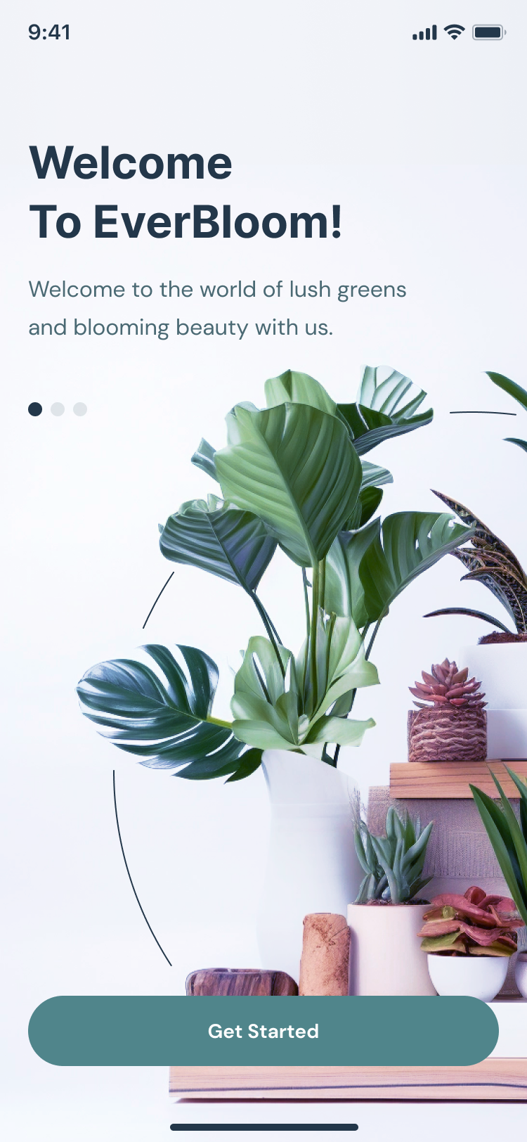 Everbloom - Plant Online Store App Sketch UI Template by George_Fx