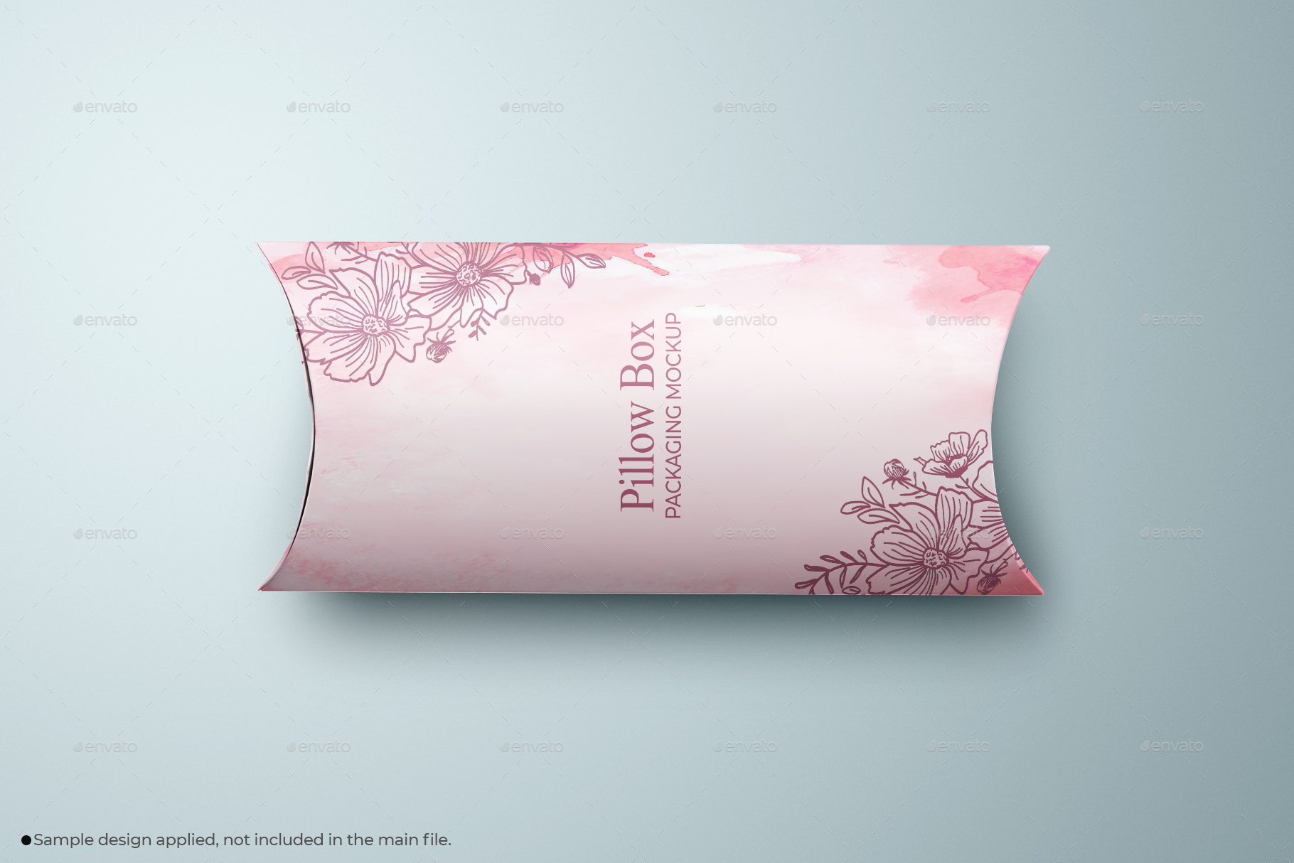 Paper Pillow Box Packaging Mockup, Graphics | GraphicRiver