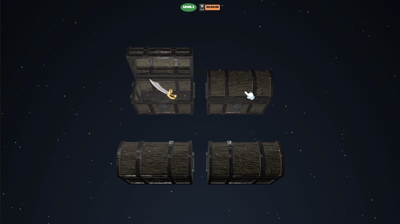 3D Chest Memory - Cross Platform Memory Game by raizensoft | CodeCanyon