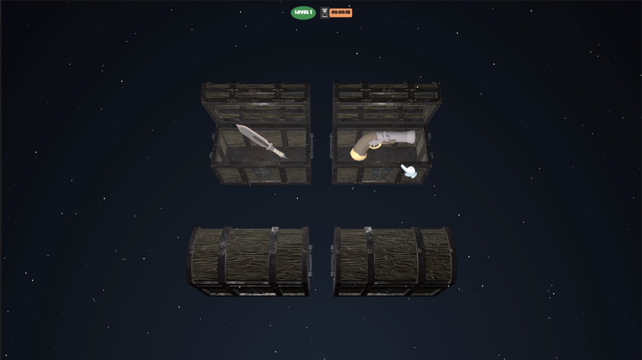 3D Chest Memory - Cross Platform Memory Game by raizensoft | CodeCanyon