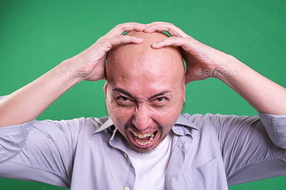 Angry Bald Man Stock Photo by Garakta-Studio | PhotoDune