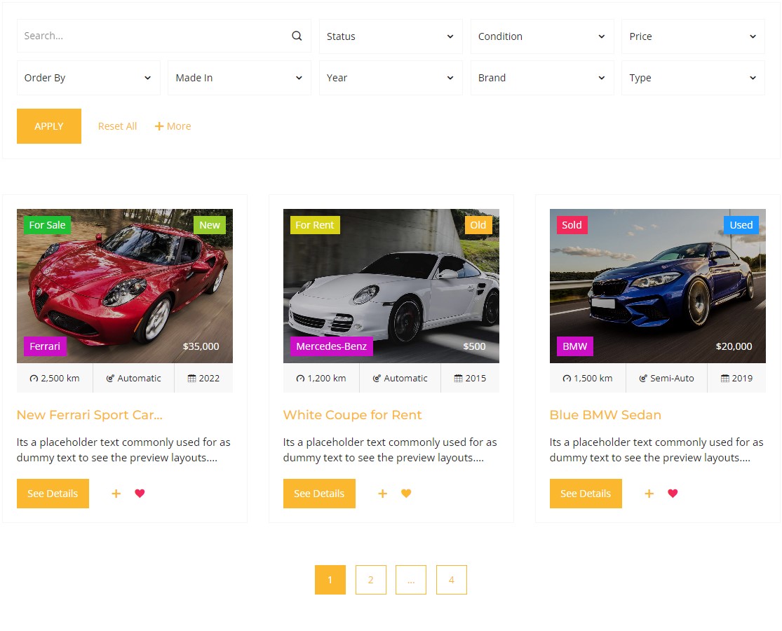 WPCL: WordPress Car Listing Plugin by SinaExtra | CodeCanyon
