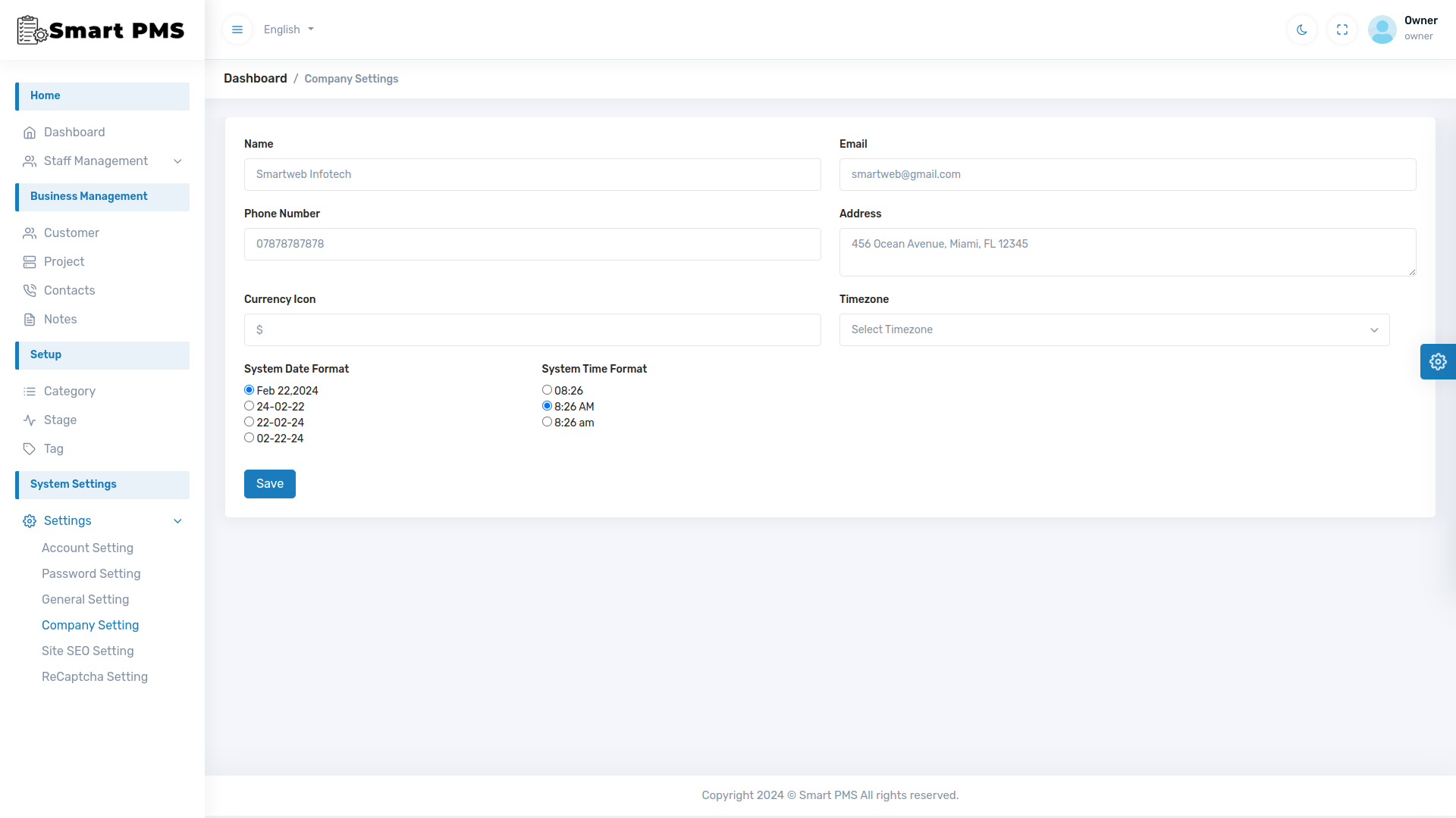Smart PMS - Project Managment System by smartwebinfotech | CodeCanyon