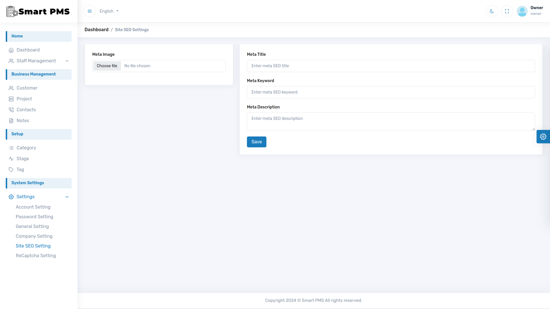 Smart PMS - Project Managment System by smartwebinfotech | CodeCanyon