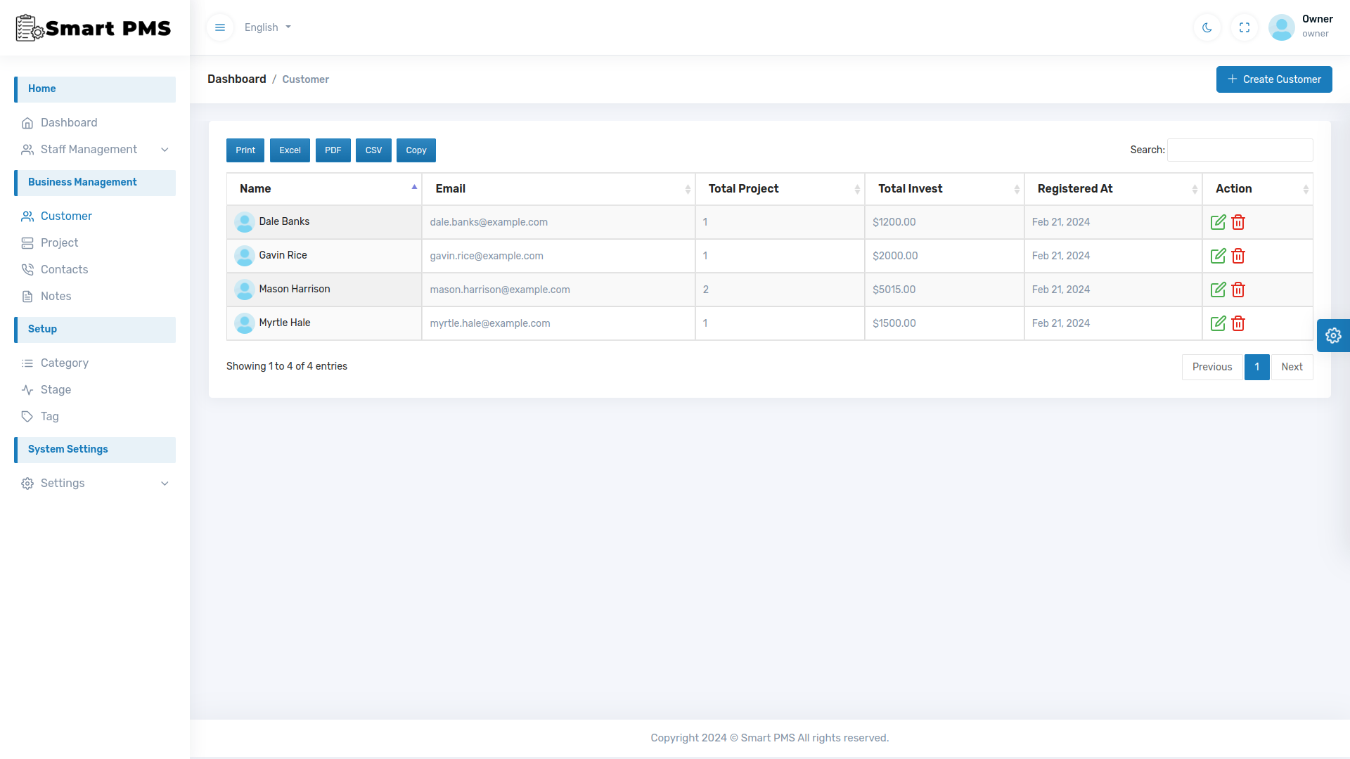 Smart PMS - Project Managment System by smartwebinfotech | CodeCanyon