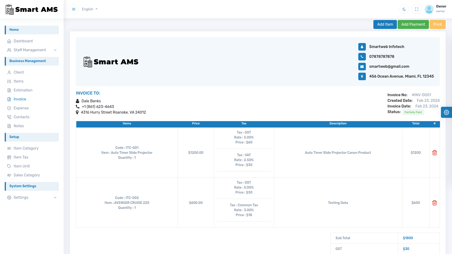 Smart AMS - Accounting Management System by smartwebinfotech | CodeCanyon