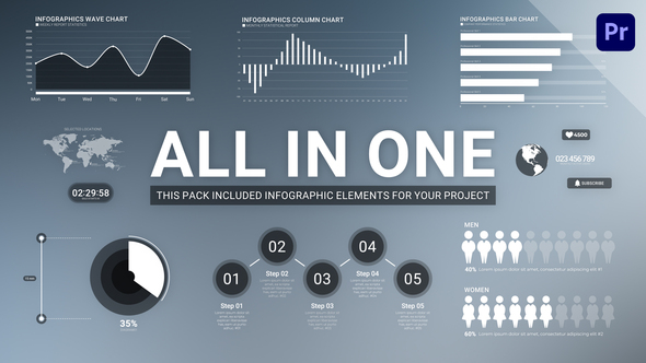 Infographics | MOGRT, Premiere Pro Templates | VideoHive
