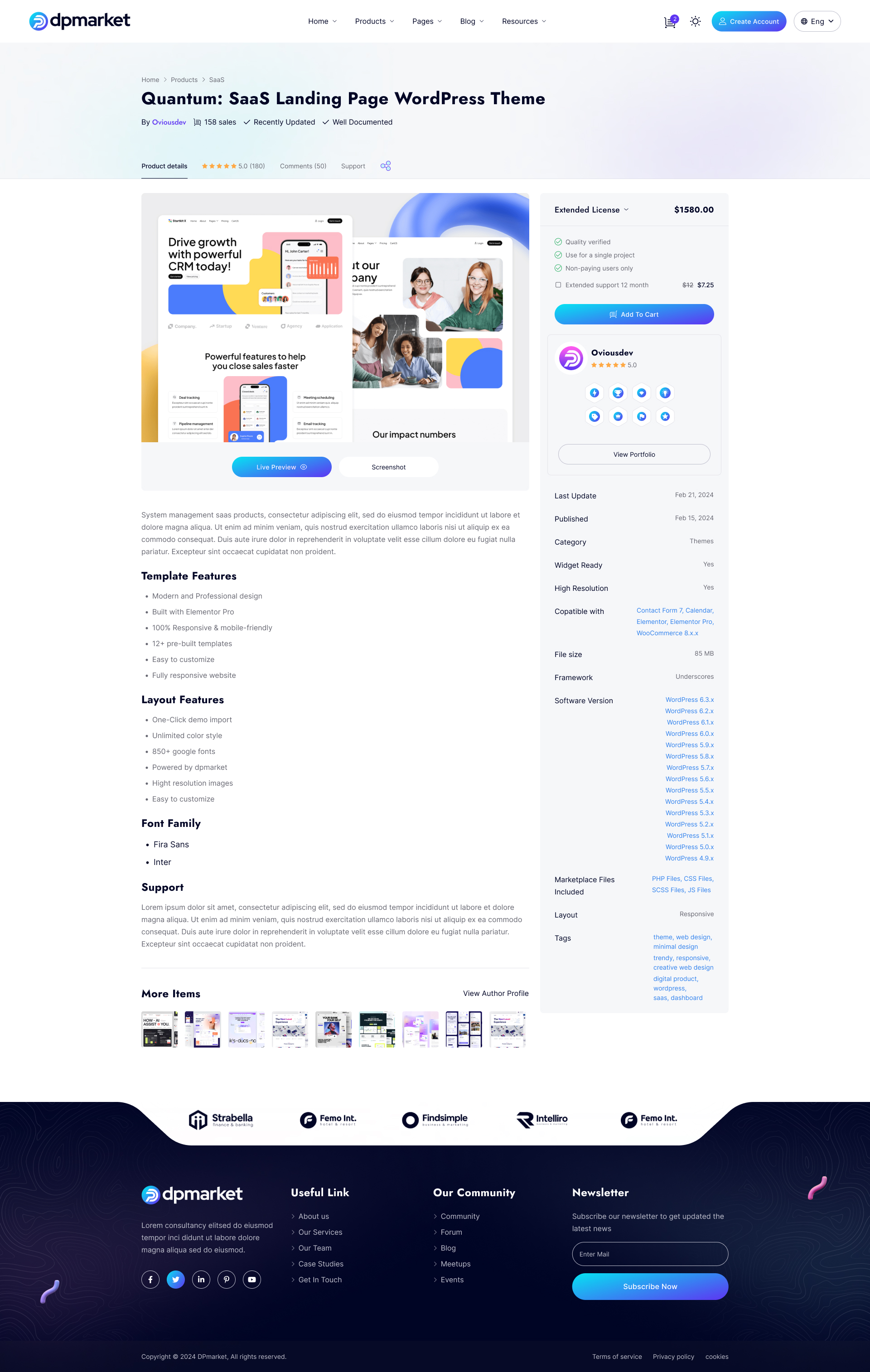Dpmarket – Digital Products Marketplace Figma Template by wowtheme7