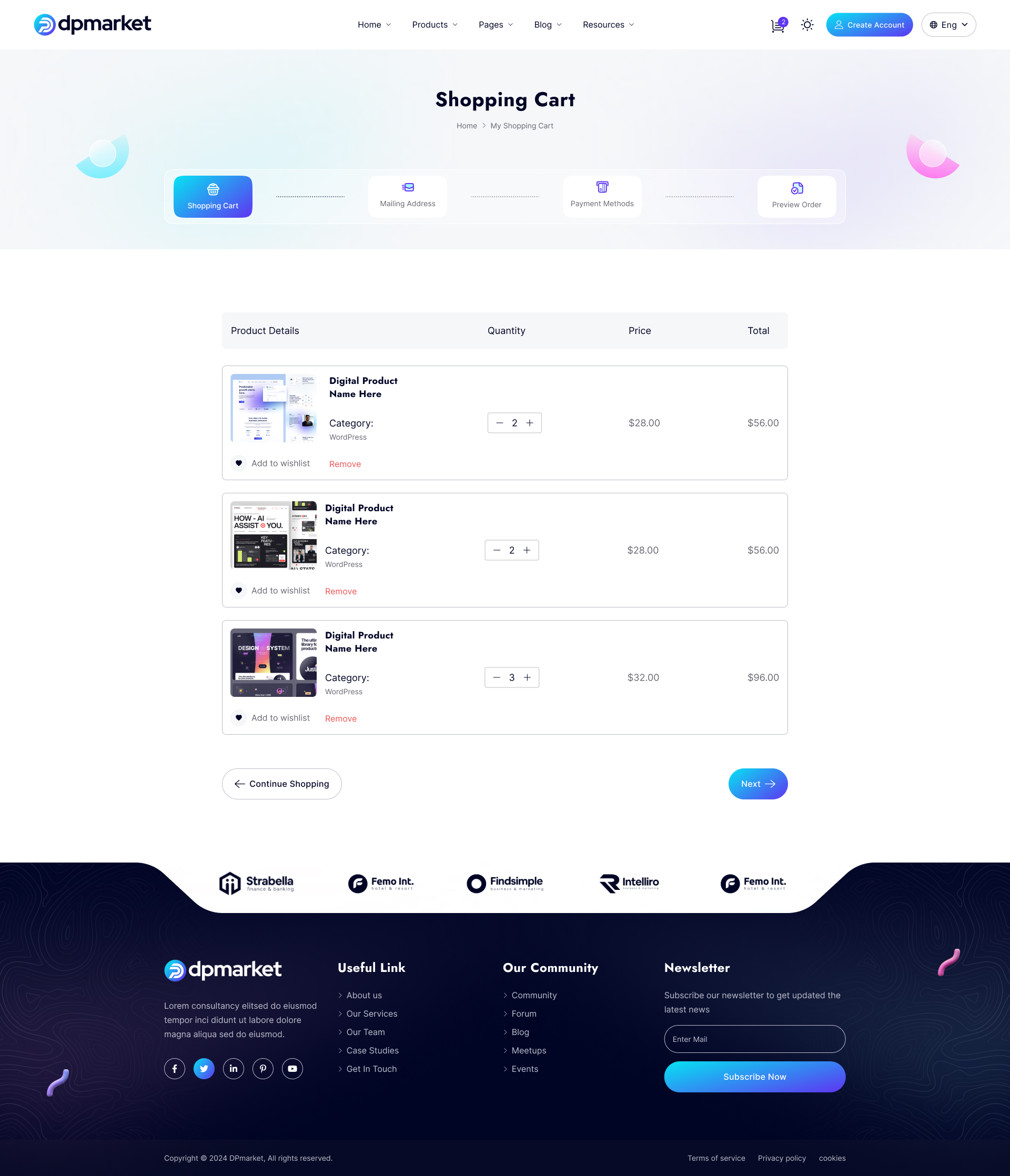 Dpmarket – Digital Products Marketplace Figma Template by wowtheme7