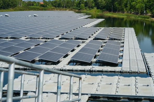 Floating solar photovoltaic panels at sustainable electrical power ...