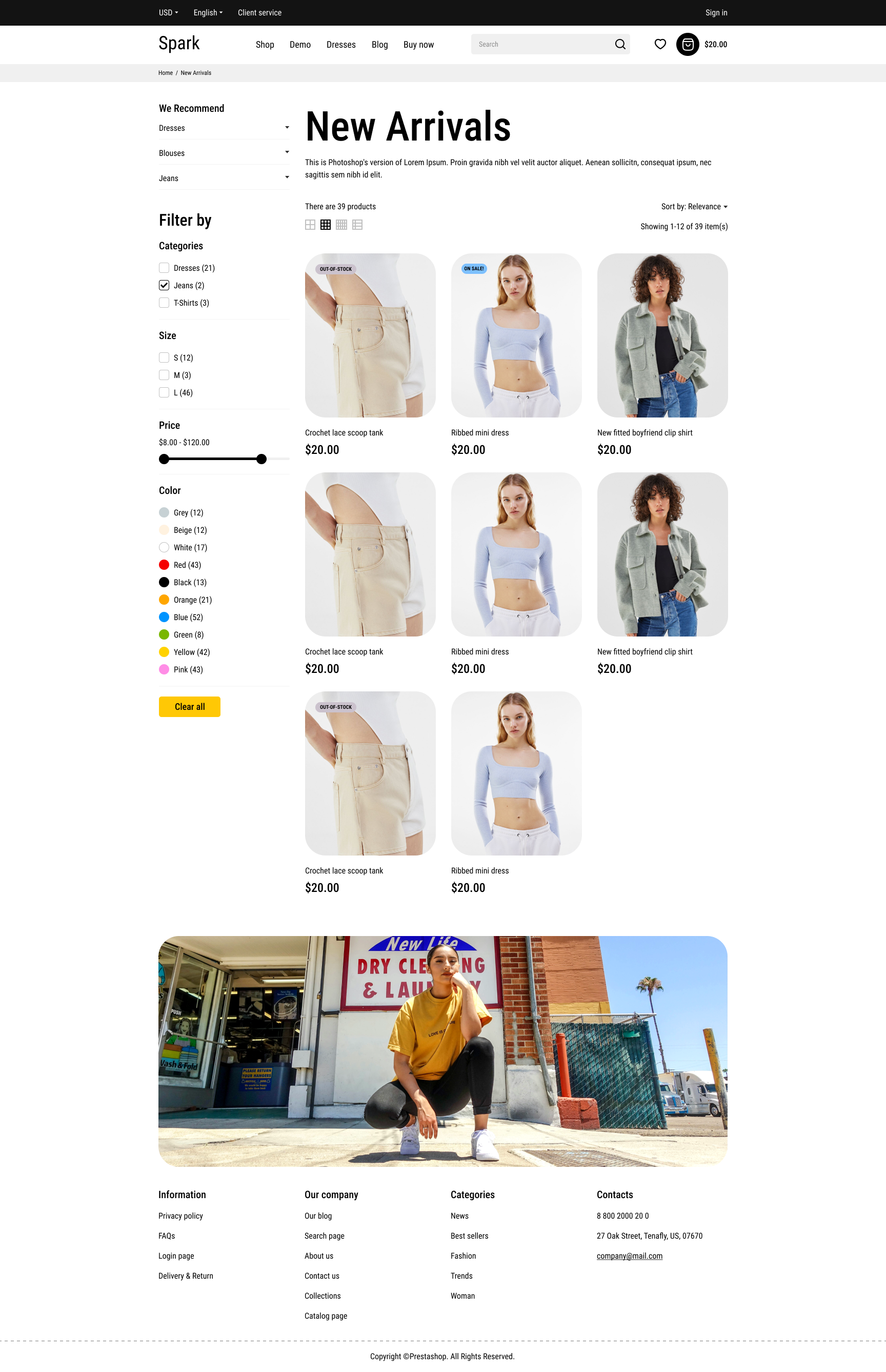 Spark - Responsive eCommerce Figma Template by anvanto | ThemeForest