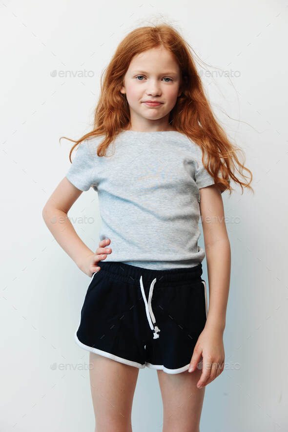 White children female person portrait young childhood little cute girl ...