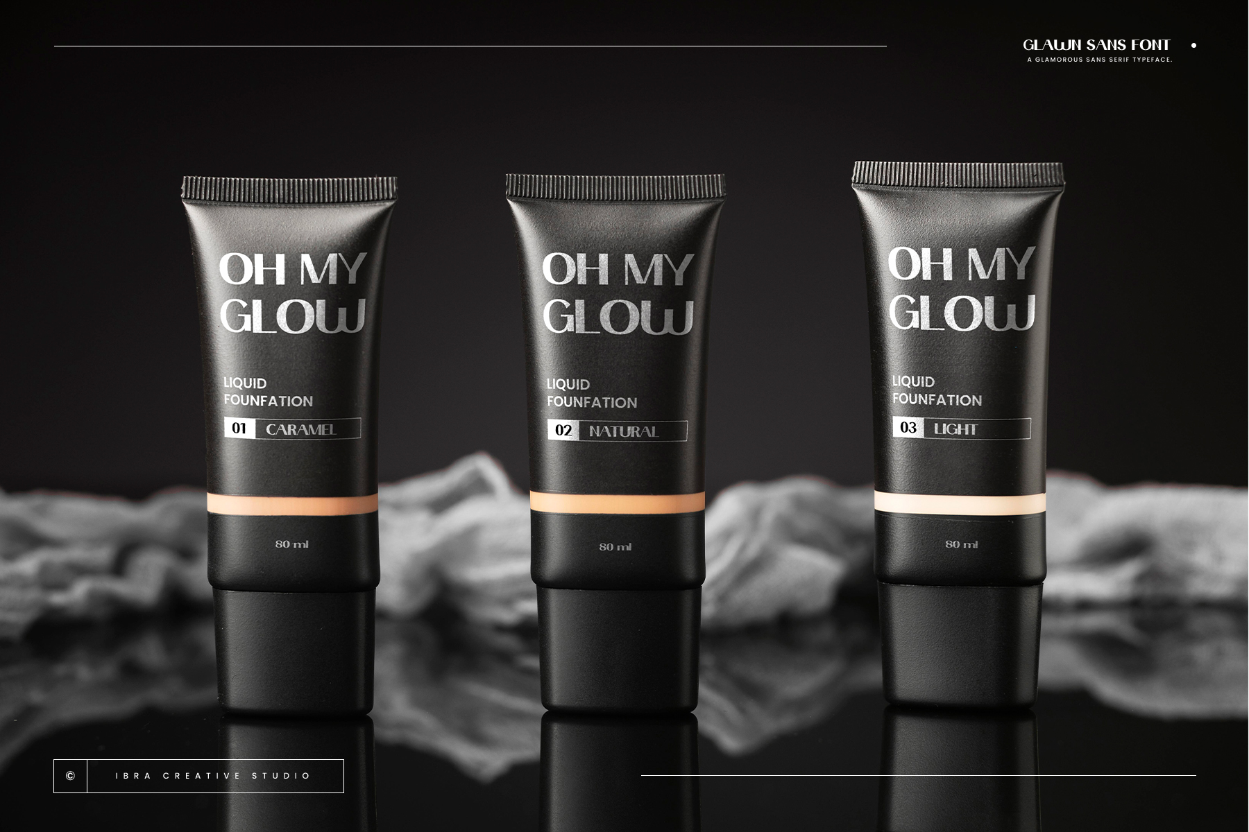 Glawn Sans - A Glamorous Sans Serif Typeface, Fonts | GraphicRiver