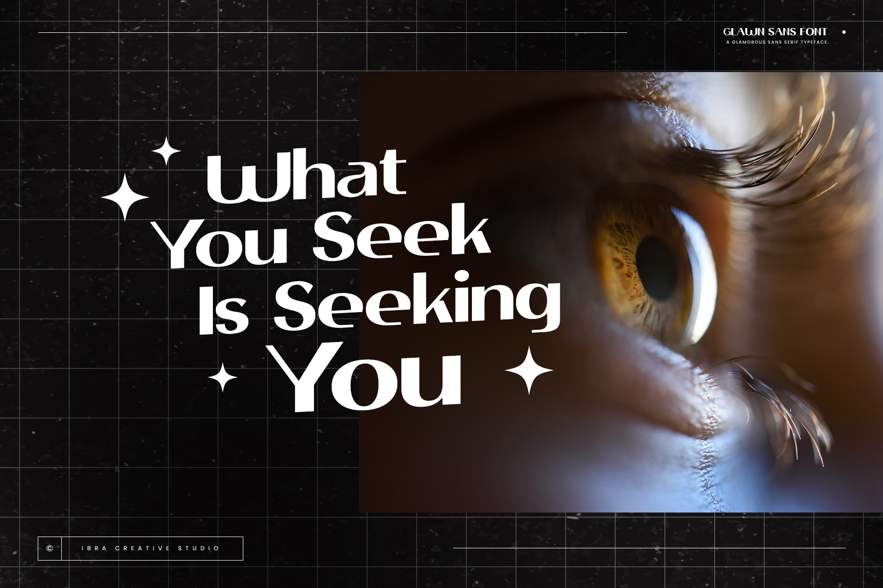 Glawn Sans - A Glamorous Sans Serif Typeface, Fonts | GraphicRiver