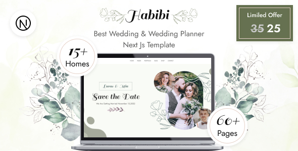 Habibi - Wedding & Wedding Planner Next Js Template by wpoceans ...