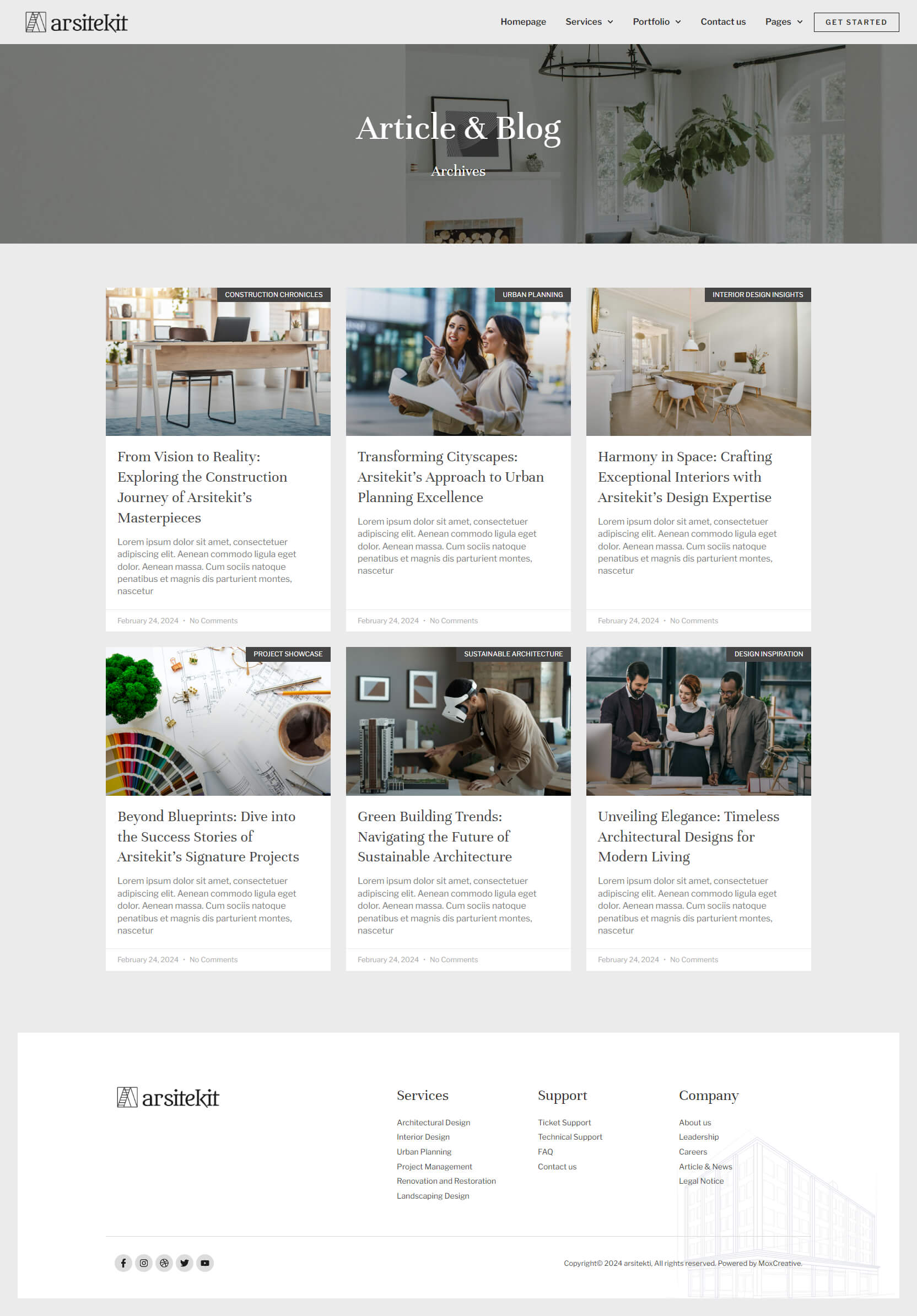 ArsiteKit - Architecture & Construction Elementor Pro Template Kit by ...