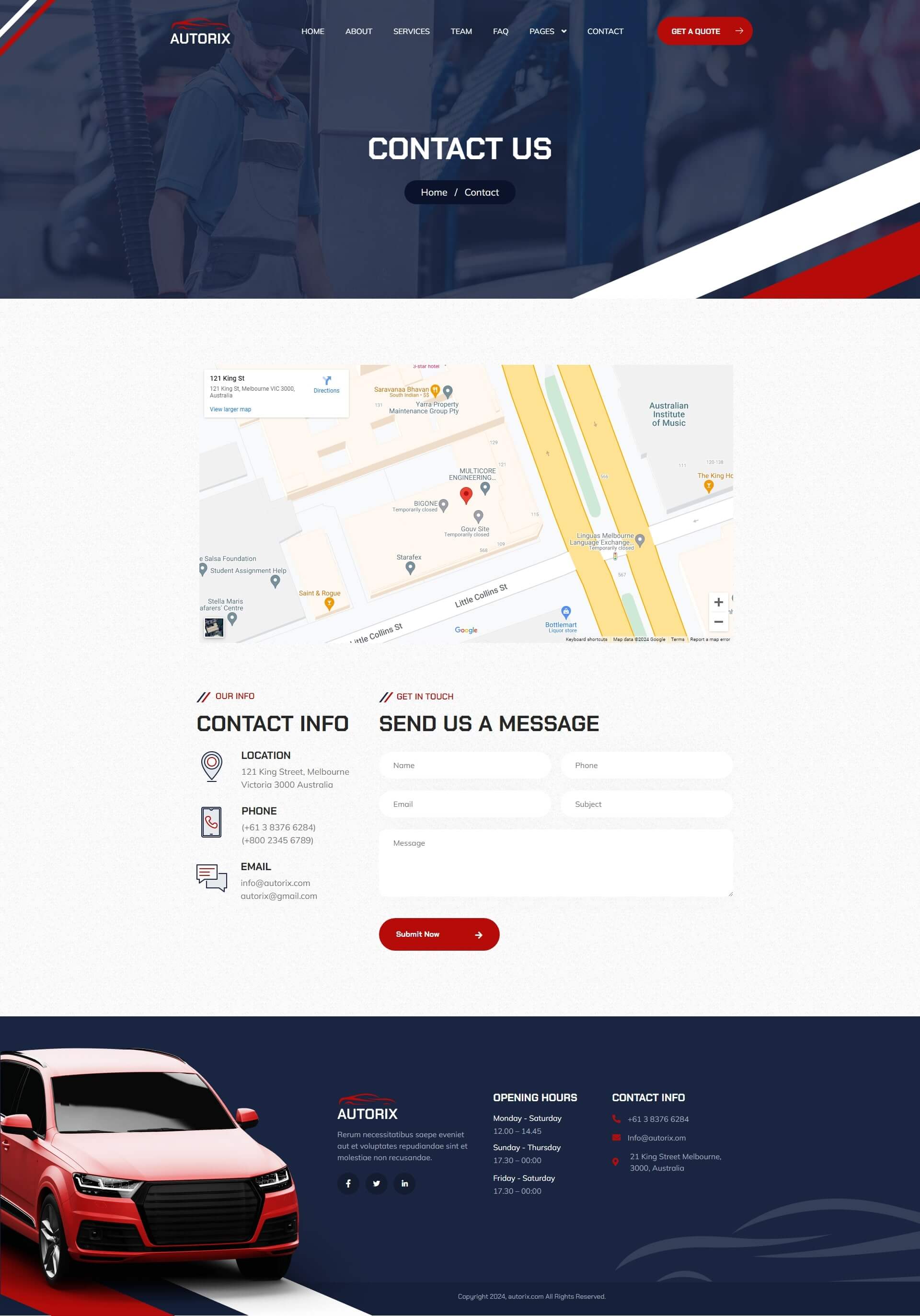 Autorix - Auto Maintenance Elementor Template Kit by designingmedia