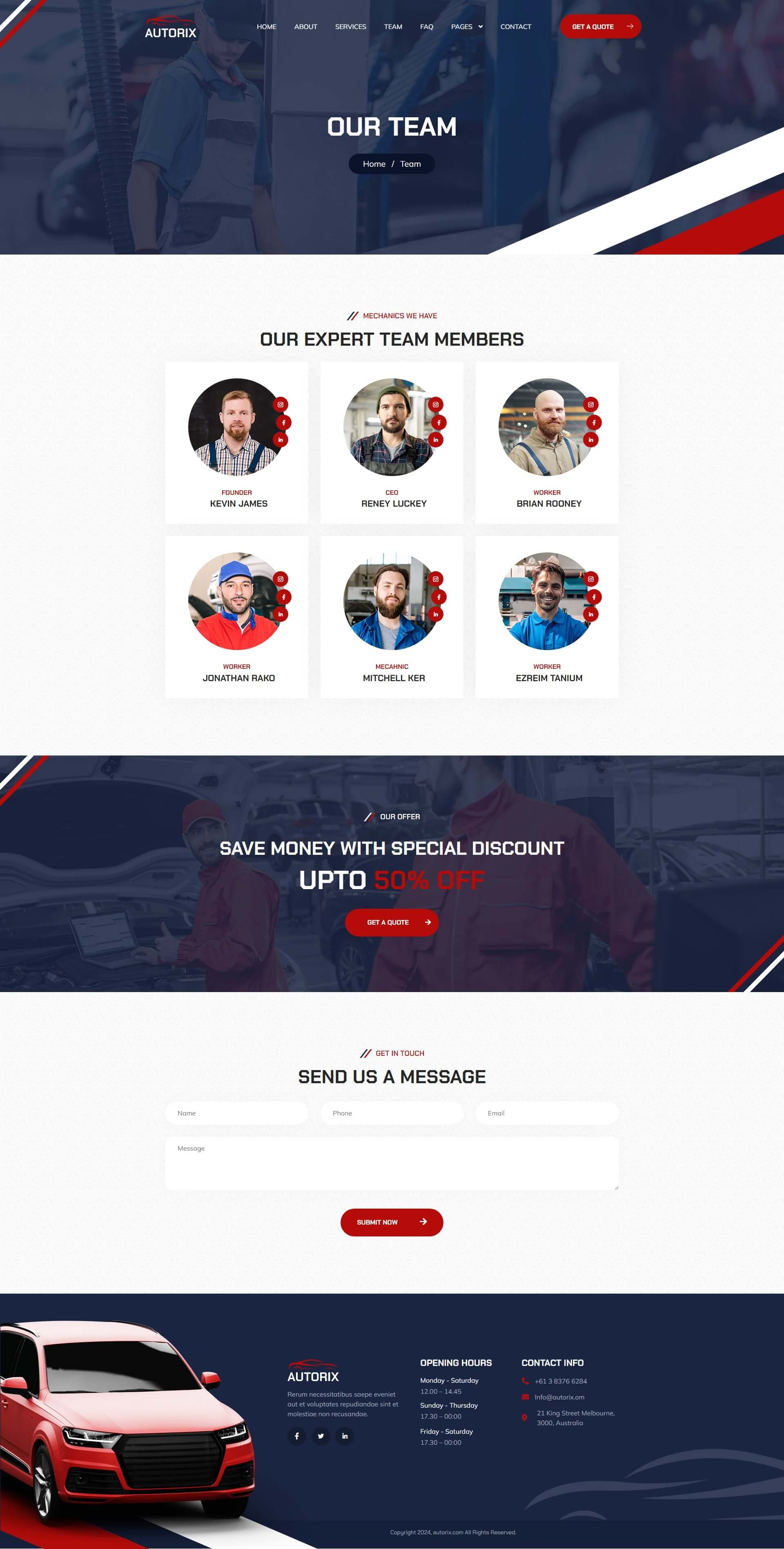 Autorix - Auto Maintenance Elementor Template Kit by designingmedia
