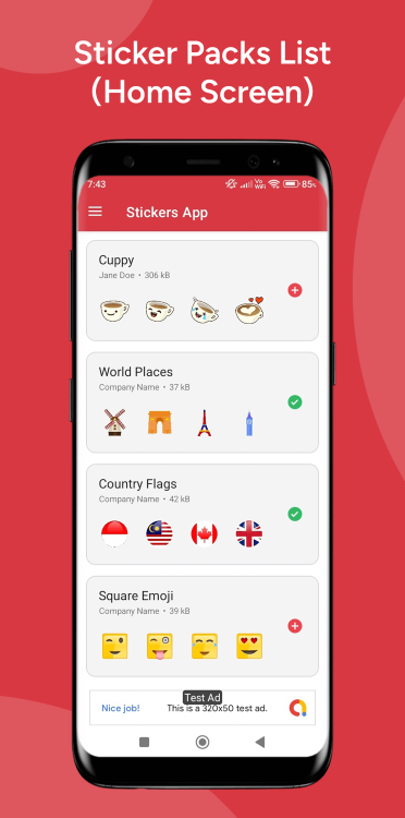 Android WhatsApp Sticker app (Offline) with AdMob by RicoDev | CodeCanyon