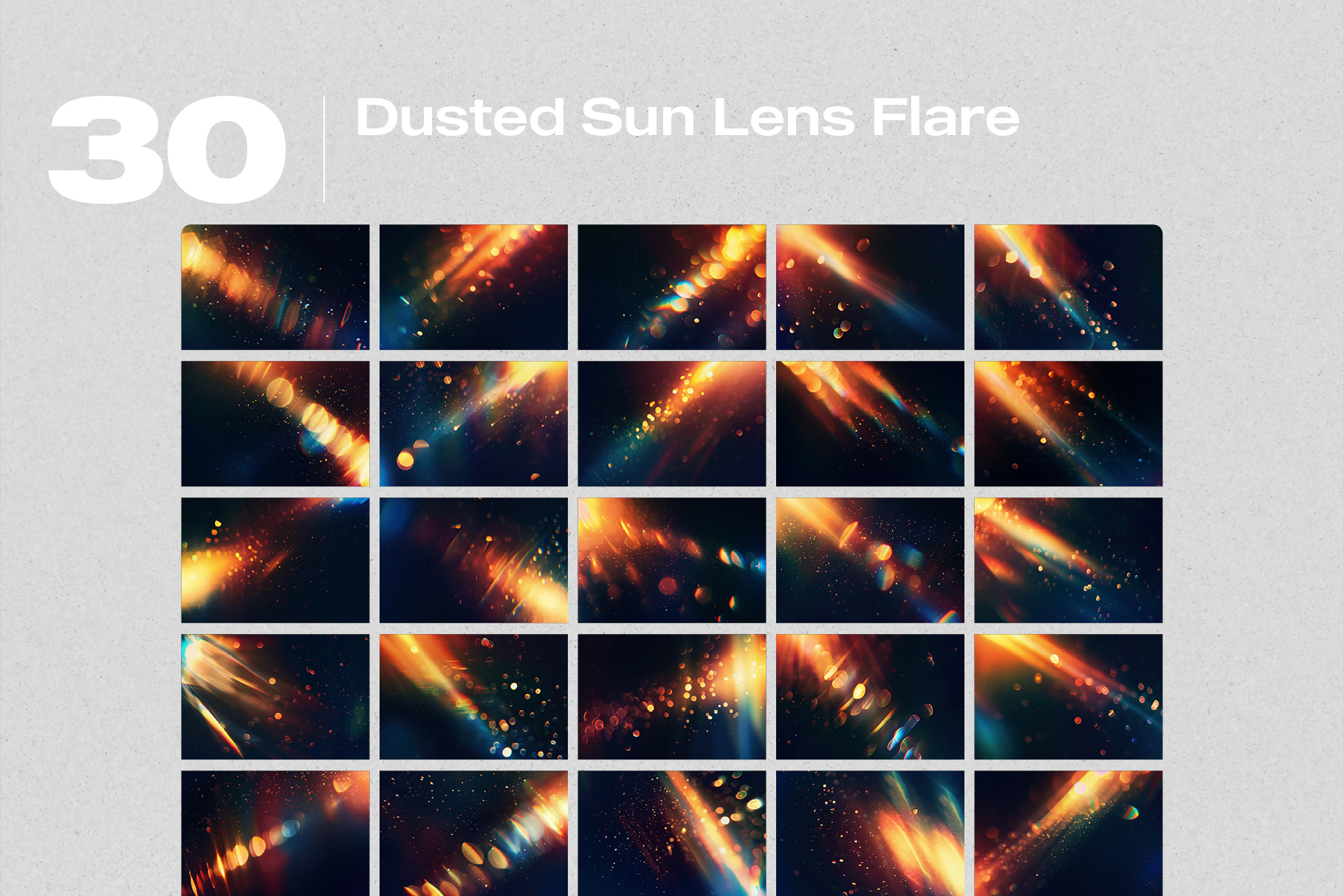 30 Dusted Sun Lens Flare Effect Photo Overlays, Add-ons | GraphicRiver