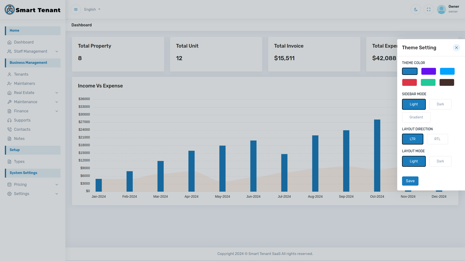 Smart Tenant SaaS - Property Management System by smartwebinfotech