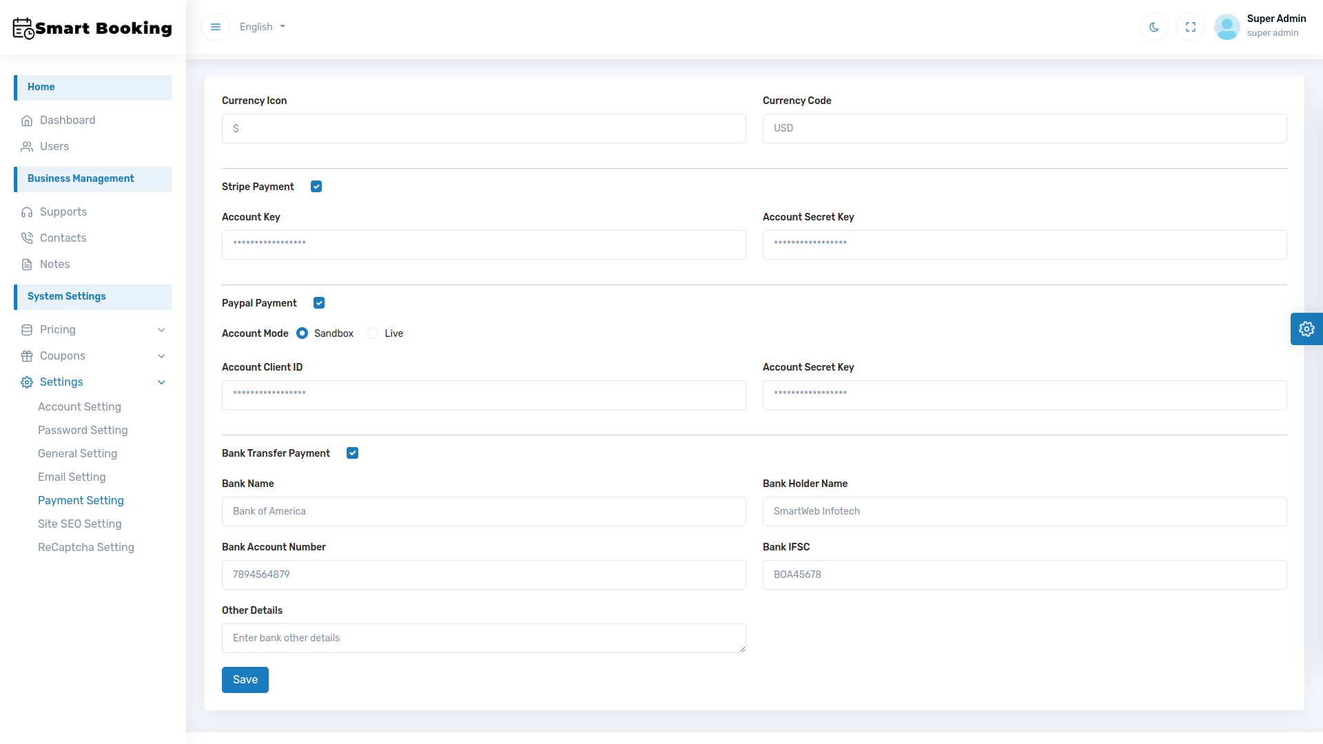 Smart Booking SaaS - Appointment Management System by smartwebinfotech