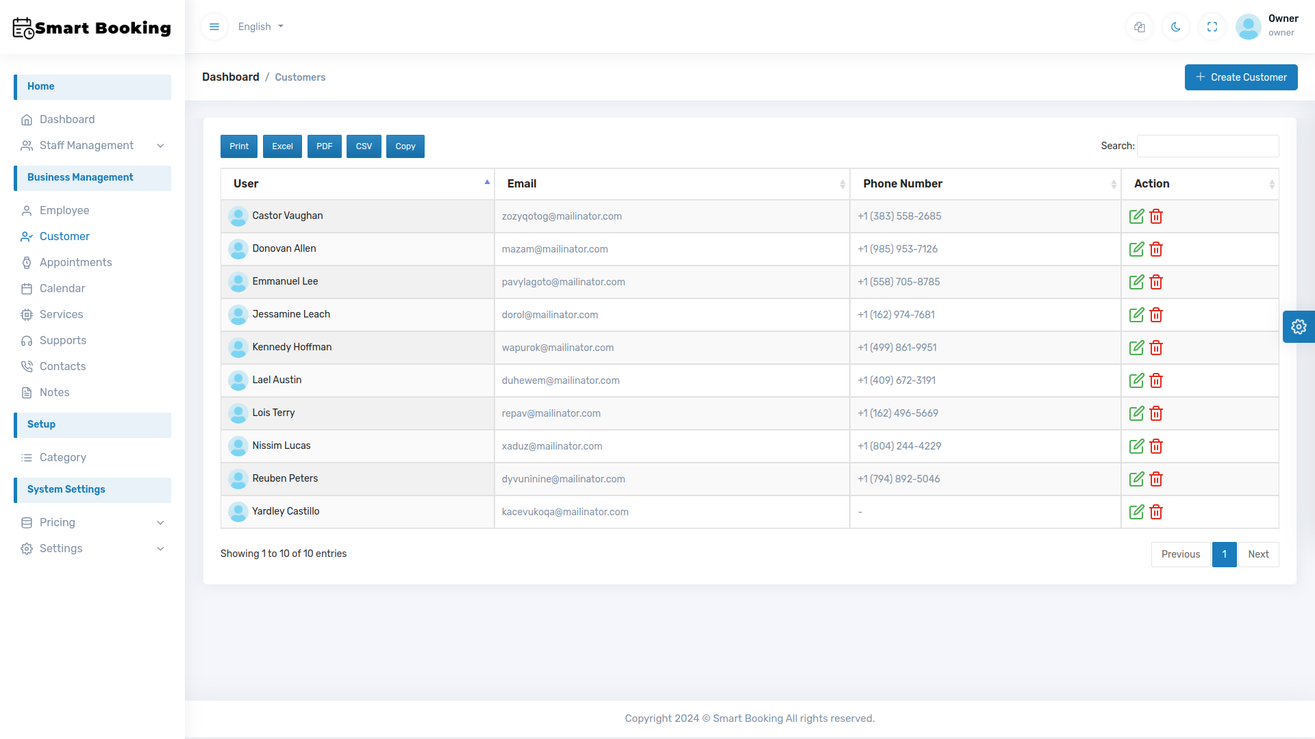 Smart Booking SaaS - Appointment Management System by smartwebinfotech