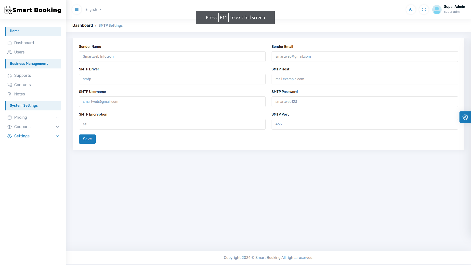 Smart Booking SaaS - Appointment Management System by smartwebinfotech