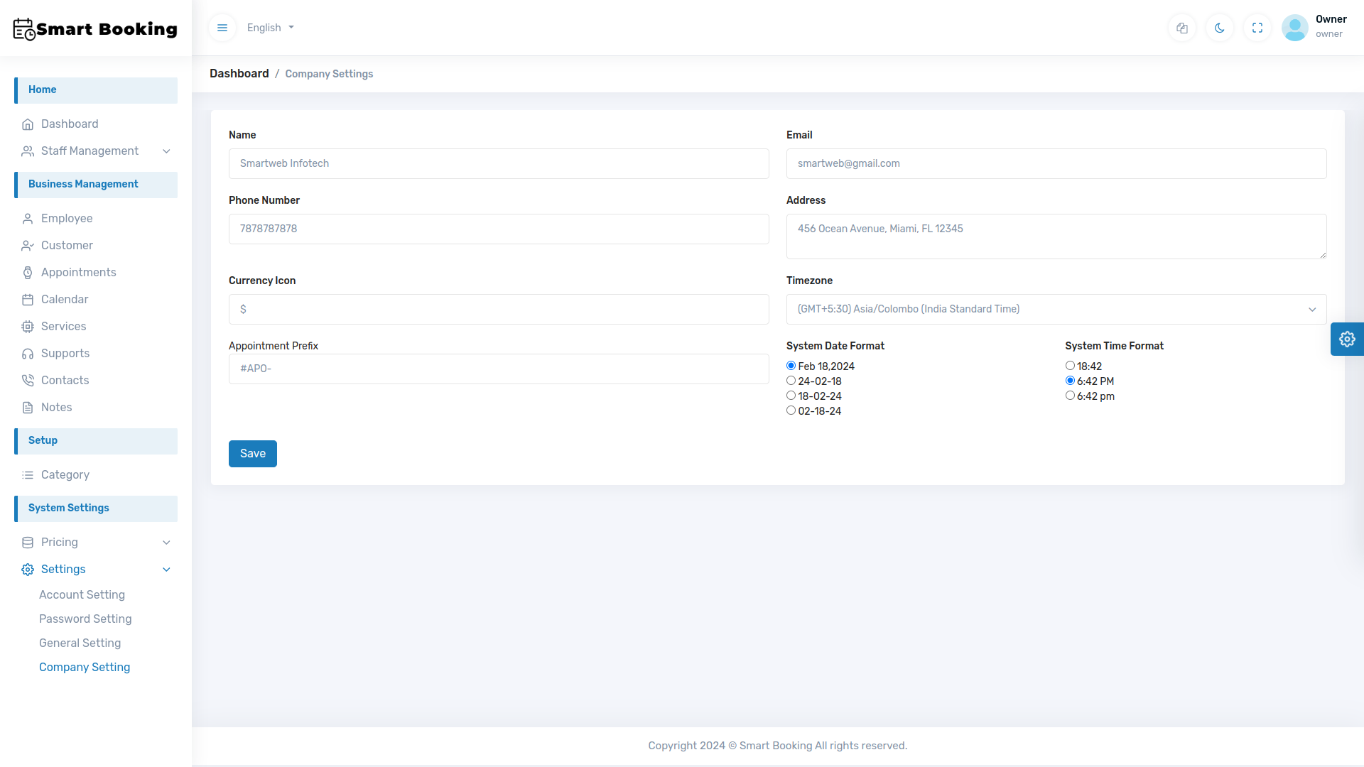 Smart Booking SaaS - Appointment Management System by smartwebinfotech