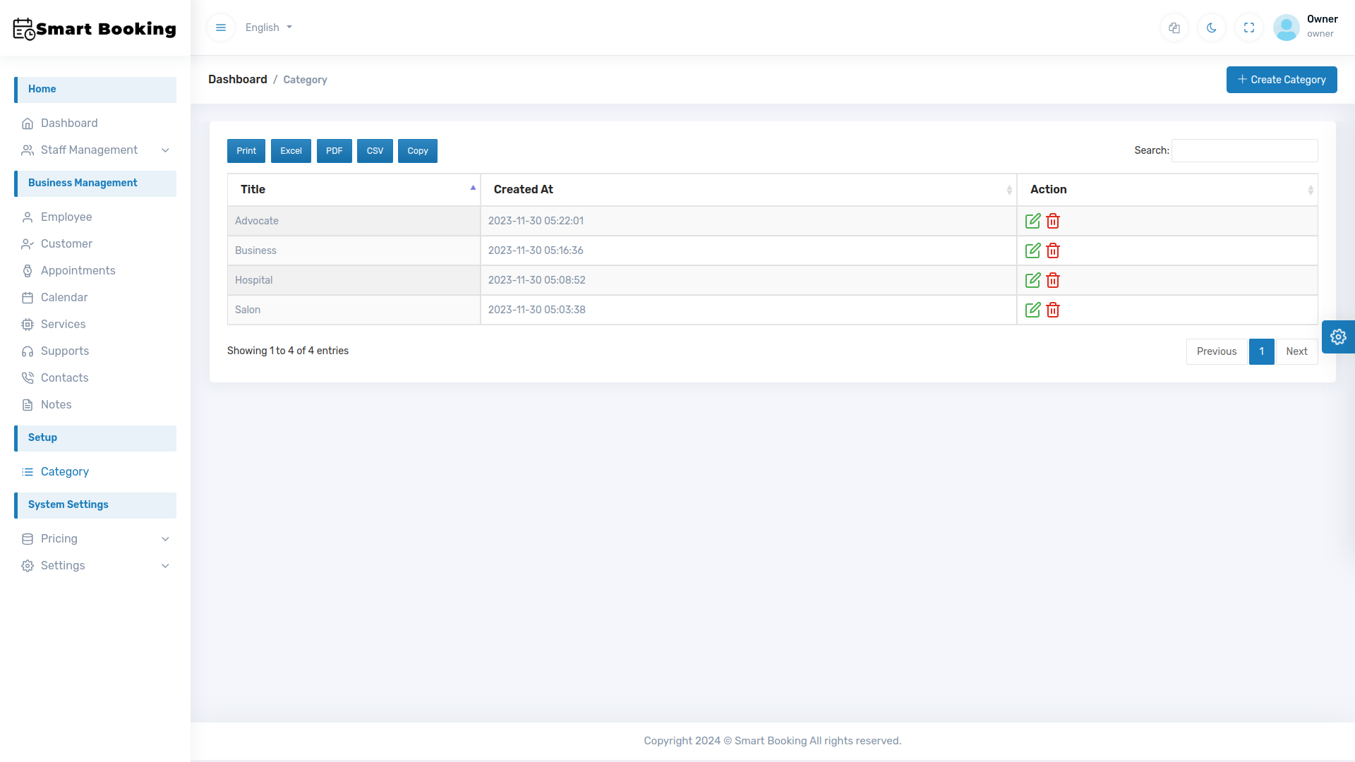 Smart Booking SaaS - Appointment Management System by smartwebinfotech