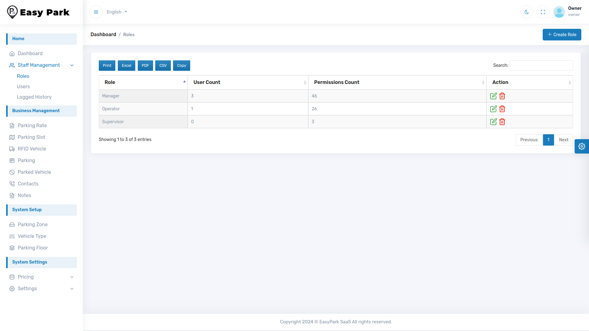 EasyPark SaaS - Vehicle Parking Management System by smartwebinfotech