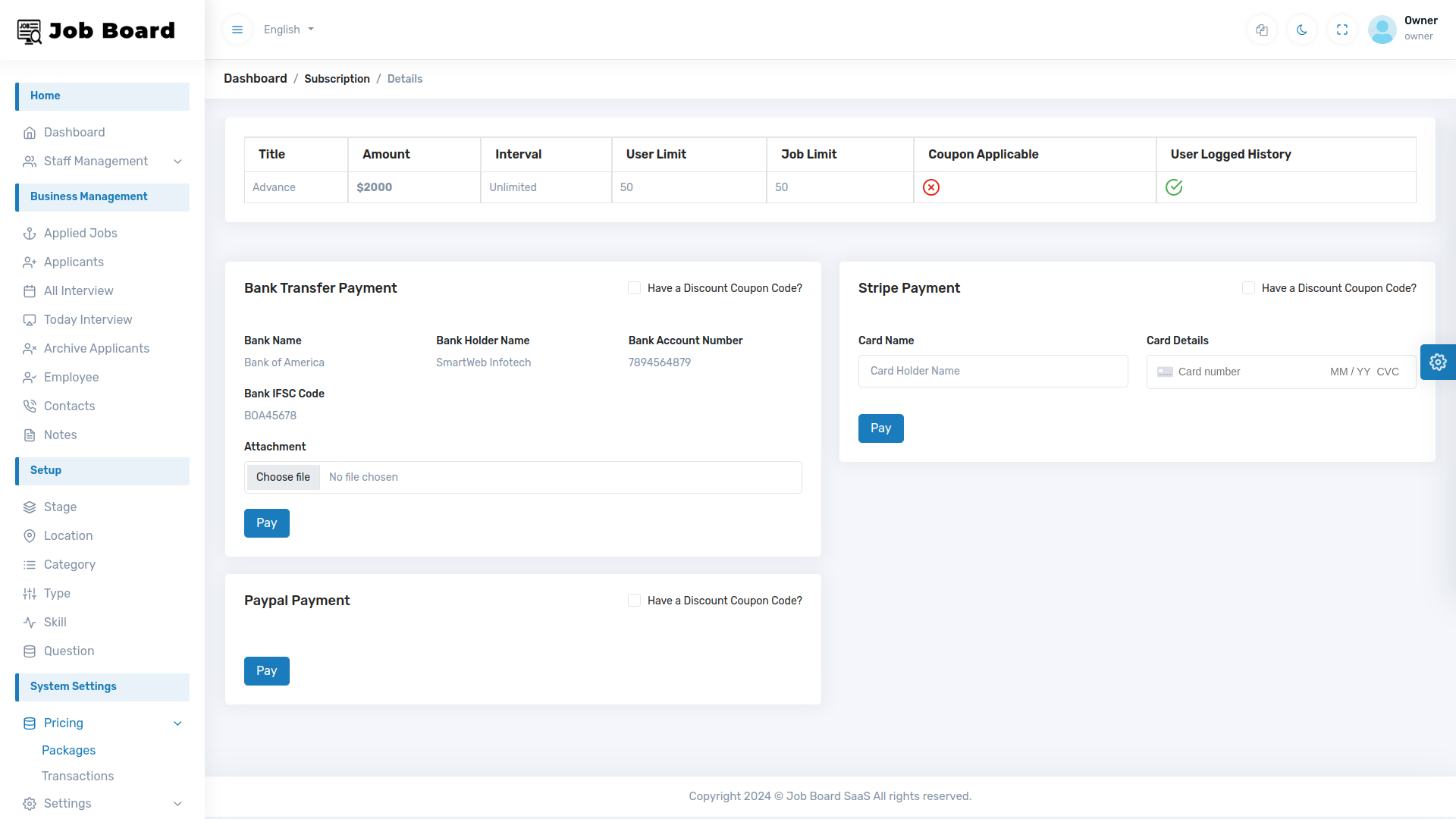 Job Board SaaS - Job Portal Management System by smartwebinfotech ...