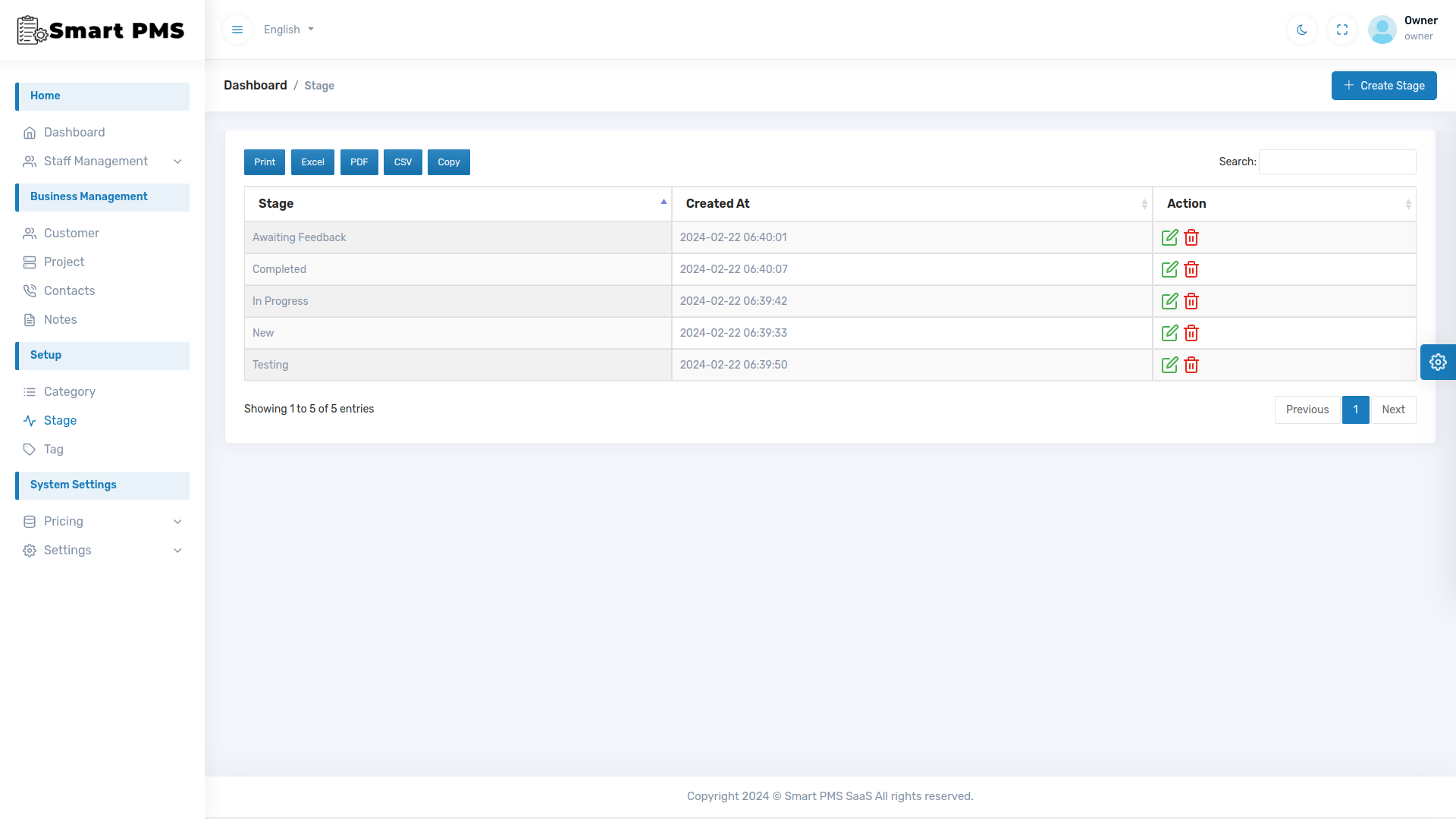 Smart PMS SaaS - Project Managment System by smartwebinfotech | CodeCanyon