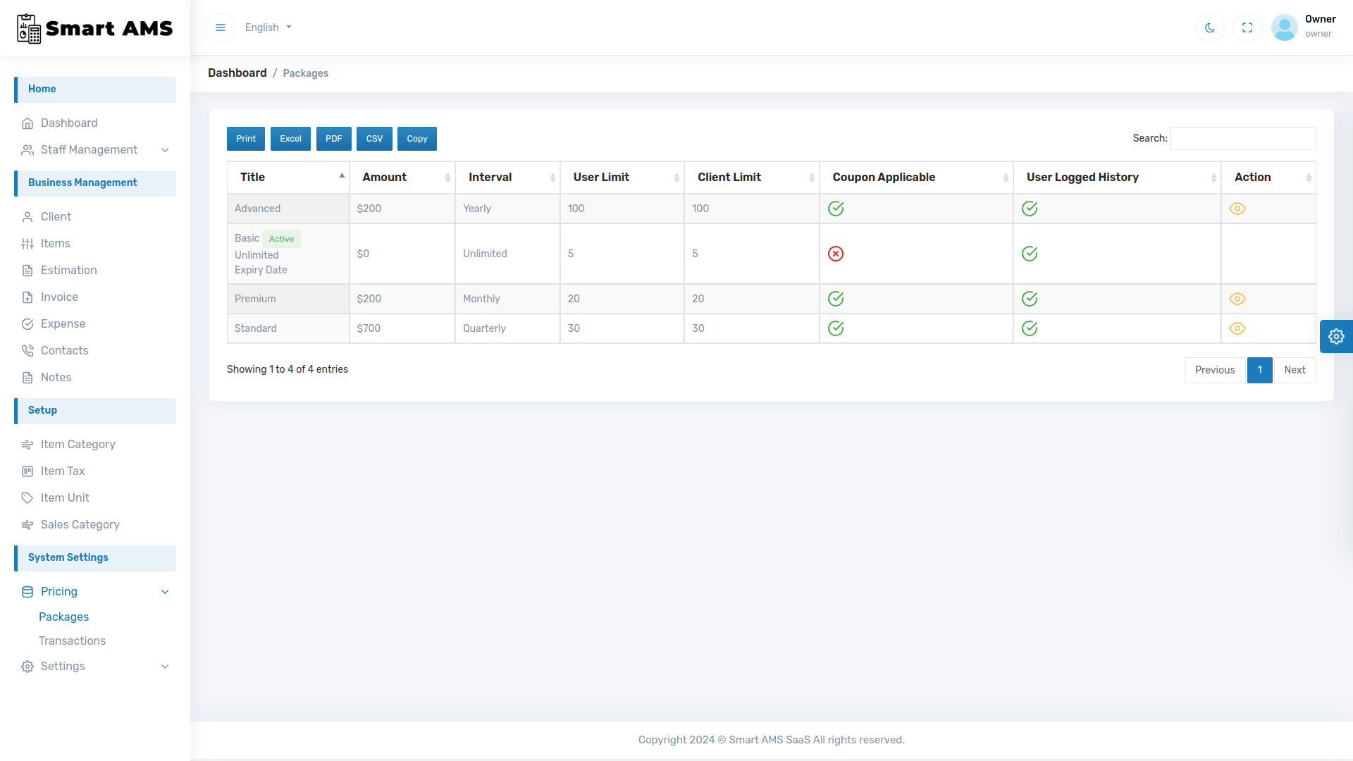 Smart AMS SaaS - Accounting Management System by smartwebinfotech ...
