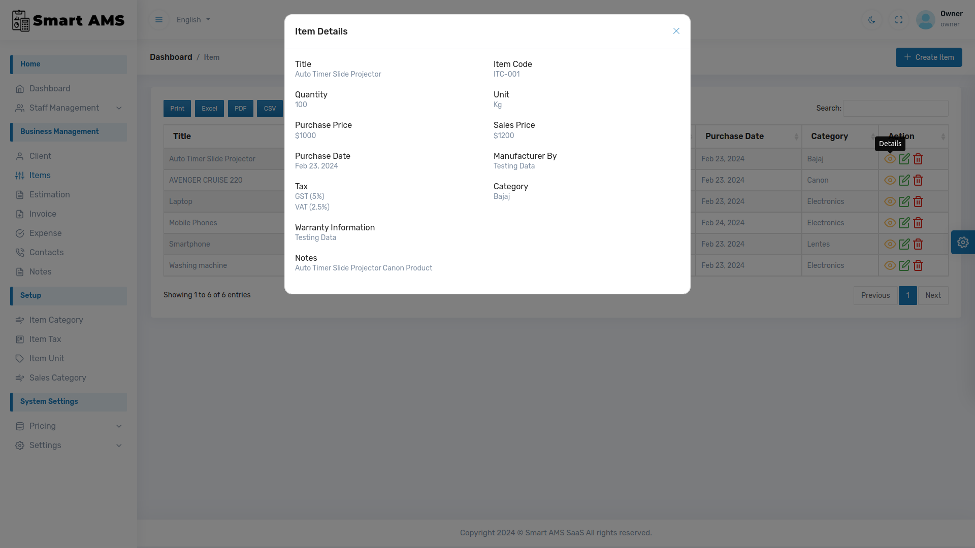 Smart AMS SaaS - Accounting Management System by smartwebinfotech ...