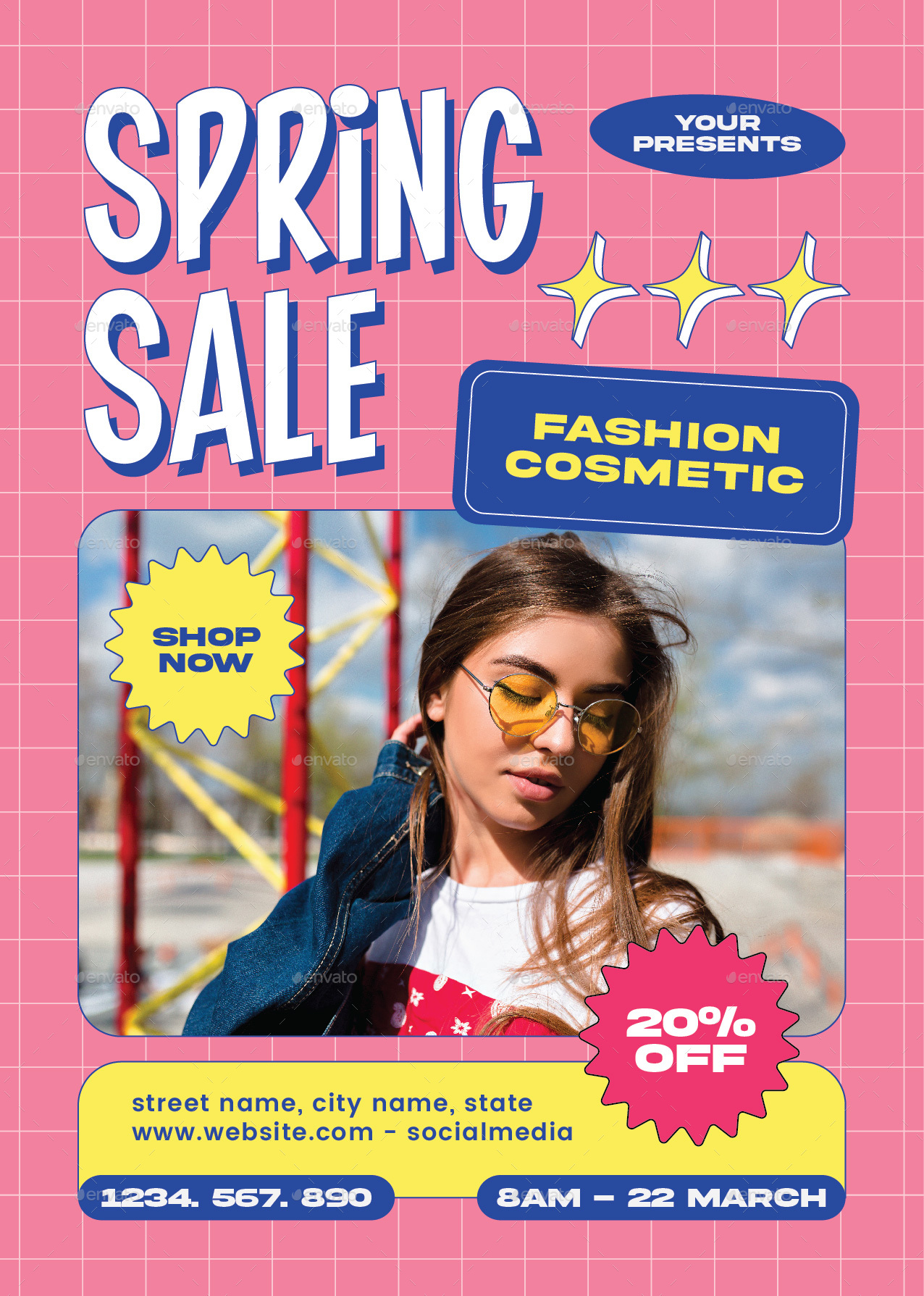 Spring Sale Flyer, Print Templates | GraphicRiver