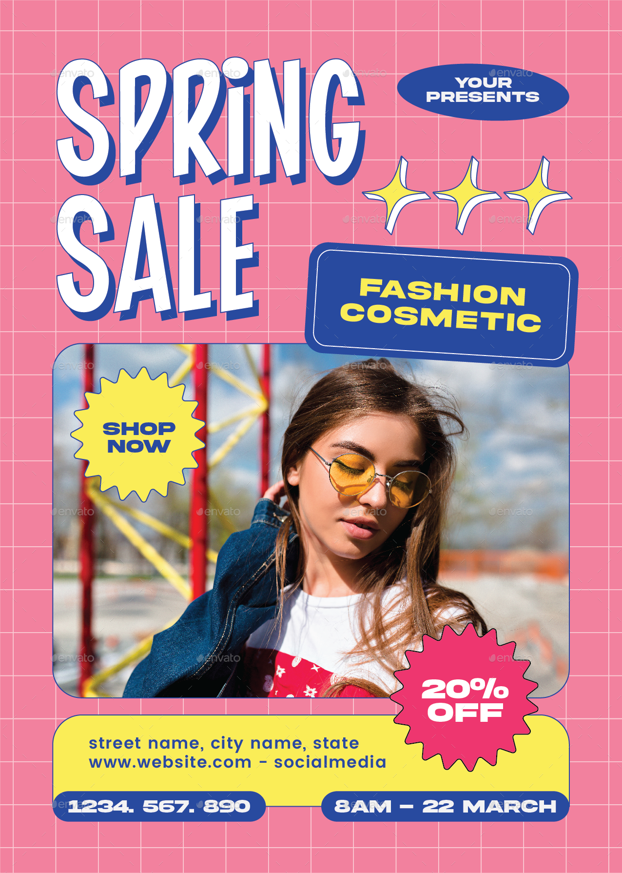 Spring Sale Flyer, Print Templates | GraphicRiver