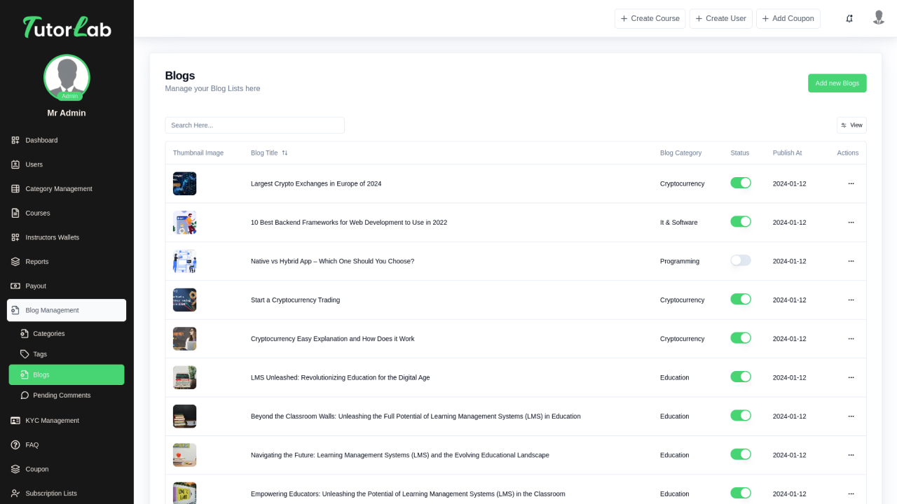 TutorLab - Learning Management System Saas Platform by itechtheme | CodeCanyon