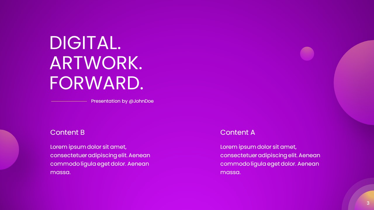 Digital Art PowerPoint Template, Presentation Templates | GraphicRiver