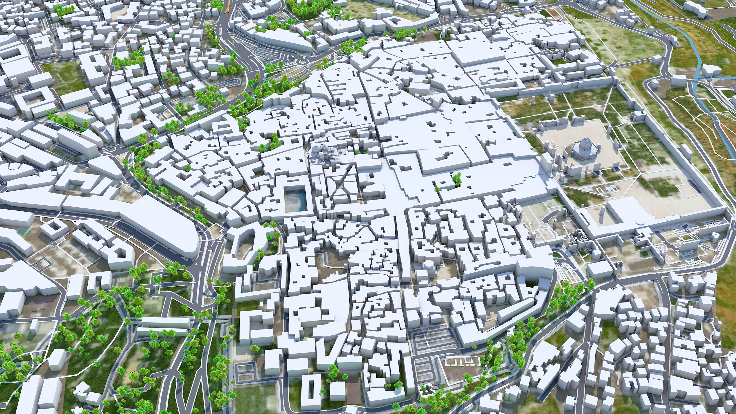 Jerusalem city Israel 3d model 60km by TurboCG | 3DOcean