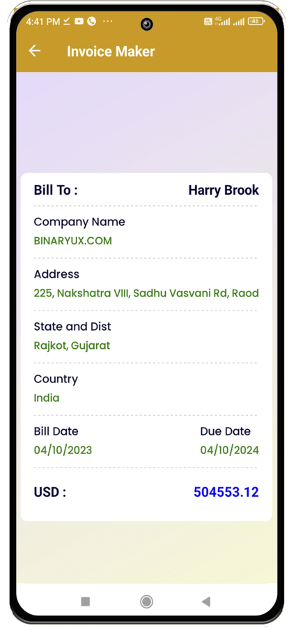 Invoice Maker - Invoice Management | Online Mobile Invoicing React Native iOS/Android App ...