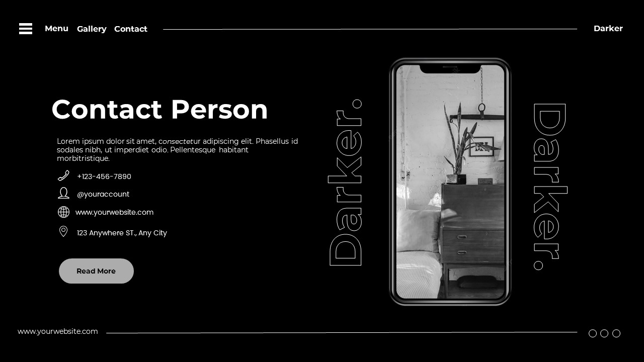 Darker - Photography Keynote Templates, Presentation Templates ...